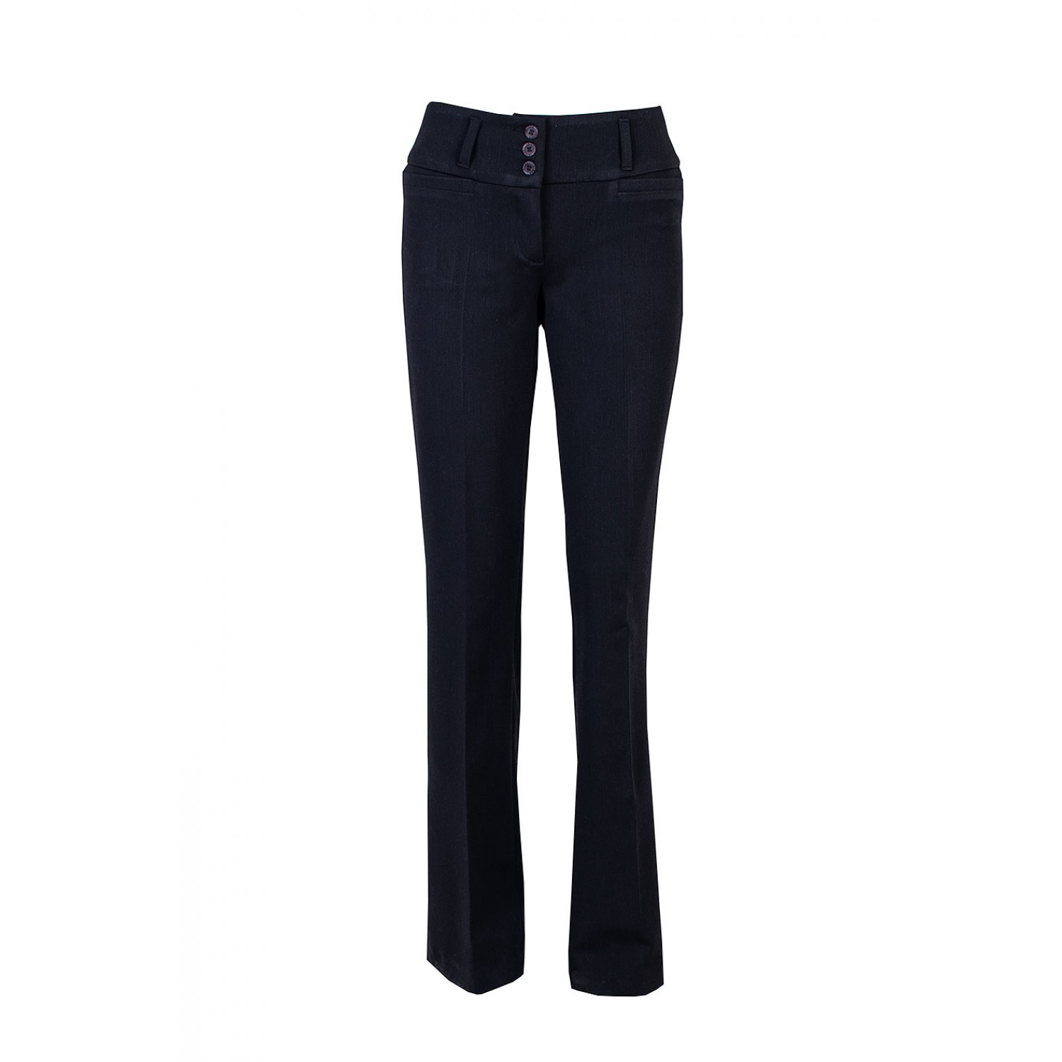 Elegant Women's Black Wide Leg Trousers | Bulgarian Production | INISESS